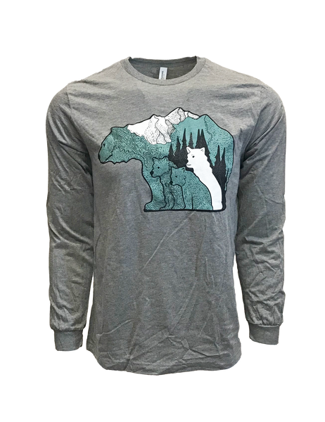 Bear Family Long Sleeve Tee - Adult Unisex – Treetop Tees